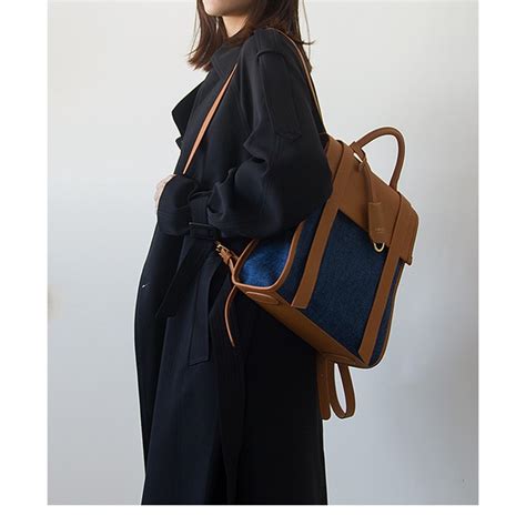 Full Design กระเป๋าเป้สะพายหลัง หนังแท้ ใส่แล็ปท็อปได้ ขนาด 13 3 นิ้ว สําหรับผู้หญิง