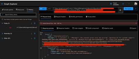 Intune Graph Api Intermittent 500 Errors Microsoft Community Hub