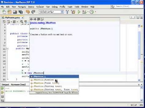 JAVA Swing Tutorial 4 Adding A Button On A Jpanel Contentpane YouTube
