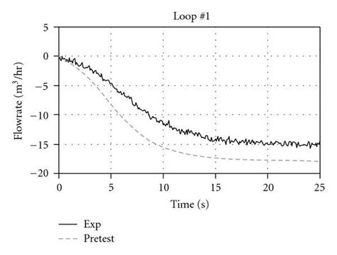 Loop Flowrates Posttest Values Coincide With Experimental Values Download Scientific Diagram