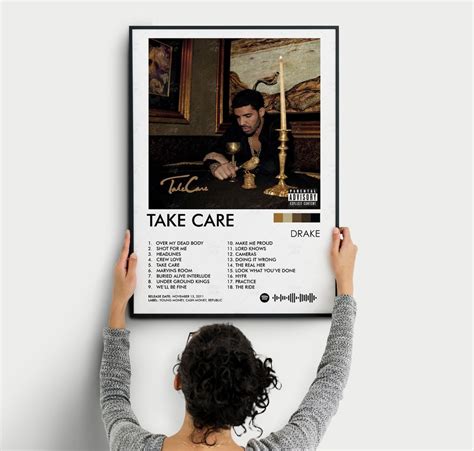 Drake Take Care Album Poster