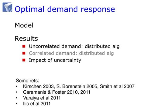 ppt optimal demand response and power flow powerpoint presentation