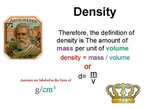 Density Density Two Things Contribute To Density