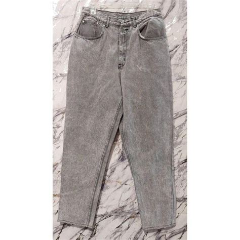 Vintage Ps Gitano Hi Waisted Black Acid Wash Depop
