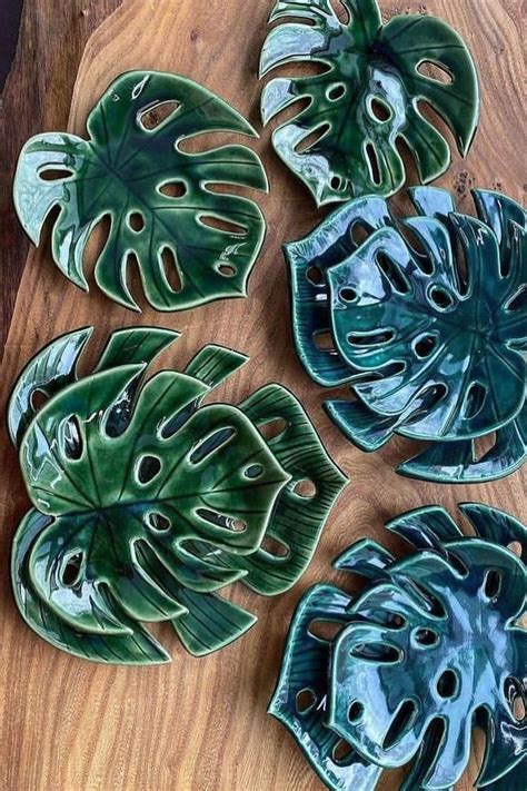 Beautiful Ceramic Leaf Plate Collections By Cactusceramic 🙈😘💚 Clay