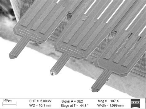z axis control in active afm array microcantilevers using on chip