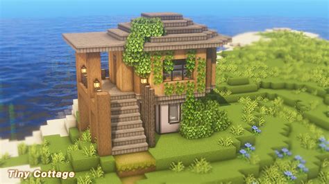 Minecraft Tiny Aesthetic Cottage Speedbuild Youtube