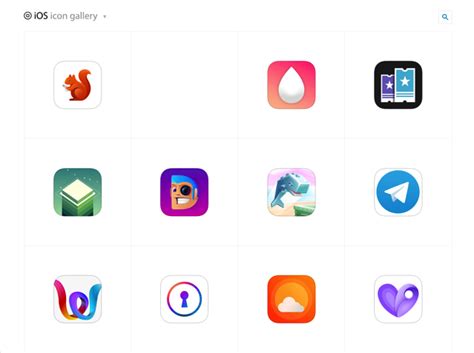 Ios Icon Gallery 收錄各種優秀應用程式圖示設計，macos、watchos 開發者必備