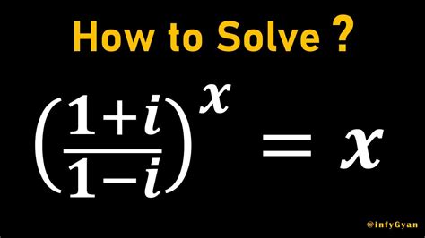Solving Complex Exponential Equation A Simplified Approach YouTube