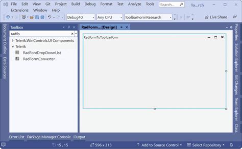Modern Ui With The Winforms Radtoolbarform