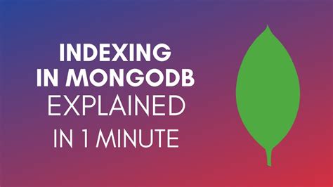 How To Do Indexing In Mongodb 2025 Youtube