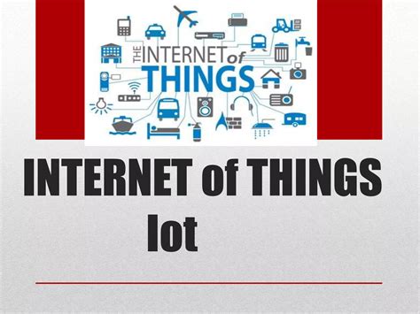 Iot Information Technology Ppt