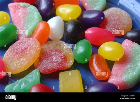 Ang77659 Cookies Candy Jujubies Colorful Sugar Coated Sweet White Red