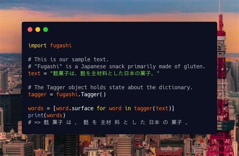 How To Tokenize Japanese In Python Rlanguagetechnology