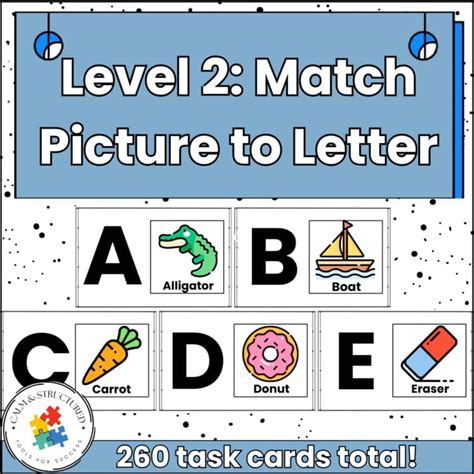 Differentiated Beginning Sounds Task Cards Alphabet And Visual