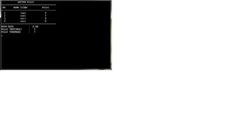 Contoh Program Pascal Array Elektronik