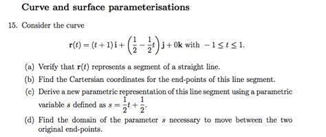solved consider the curve r t t 1 i 1 2 1 2 t j