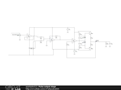 Pulse Output Stage Circuitlab
