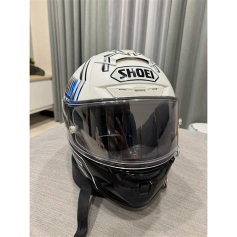 稀有8成新shoei X14 白螞蟻選手帽（xl號 蝦皮購物
