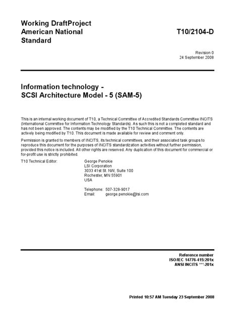 Scsi Architecture Pdf Computer Data Computing