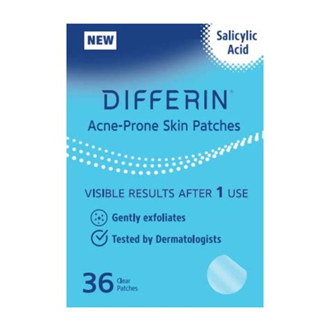 Differin Acne Prone Skin Patches Shop Facial Cleansers And Scrubs At H E B