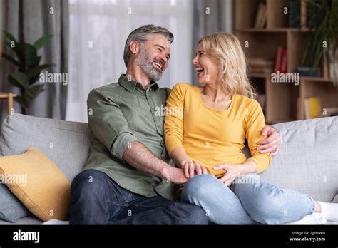 Middle Aged Couple Having Romantic Hi Res Stock Photography And Images