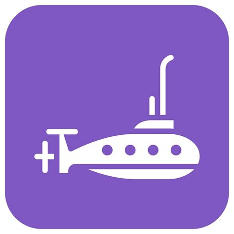 Premium Vector Army Submarine Vector Illustration
