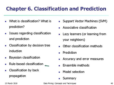 Data Mining Concepts And Techniques Chapter 6