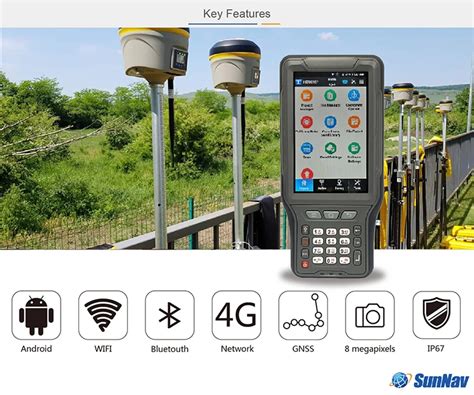 High Precision Handheld Gps Gis Data Collector T Plus Handheld Gnss Gps Surveying Instrument