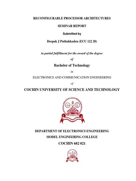 Reconfigurable Processor Architecture Pdf Field Programmable Gate