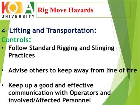Rig Move Safety PDF Medical Health