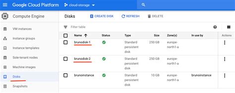 Using Google Cloud Persistent Disks With A Cloud Compute Instance