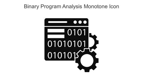 binary program analysis monotone icon in powerpoint pptx png and