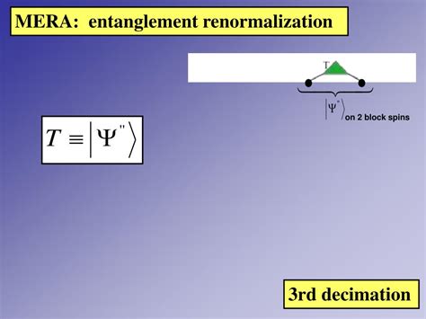 Ppt Mera In 2d Multi Scale Entanglement Renormalization Ansatz Powerpoint Presentation