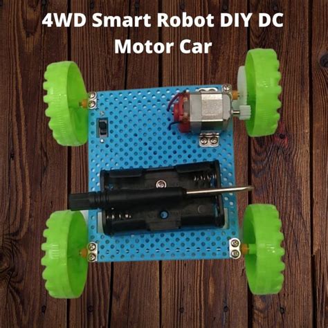 WD Smart Robot DIY DC Motor Car Kit Multi Functional