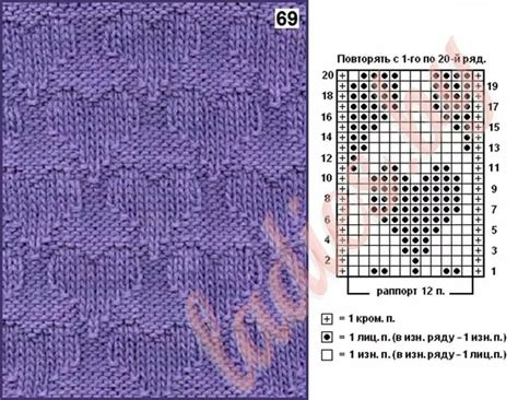 Схема красивых узоров