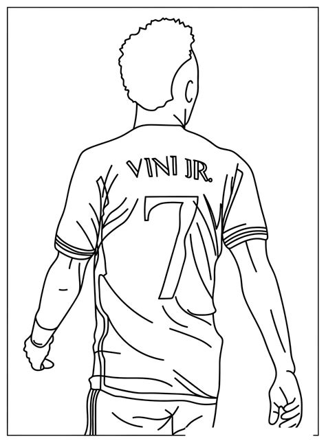 Desenhos De Vinicius Jr Para Imprimir E Colorir Mr Desenho