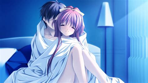 Аниме пара в кровати 29 фото