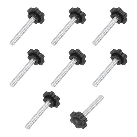 10 Pack 14 20 Star Knobs 18 Threaded Stud Plastic Male Clamping