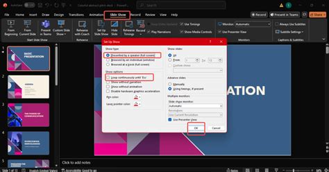 how to make a slideshow in powerpoint design play and share