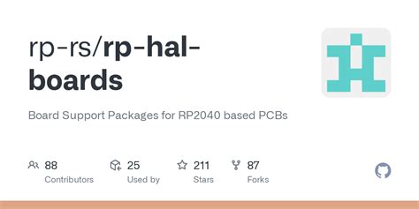 Github Rp Rsrp Hal Boards Board Support Packages For Rp2040 Based Pcbs