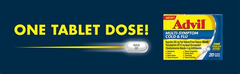 Advil Cold And Flu Medicine For Adults 50 Coated Tablets Buy Now