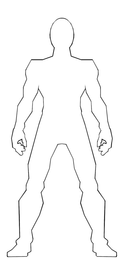 Male Superhero Template