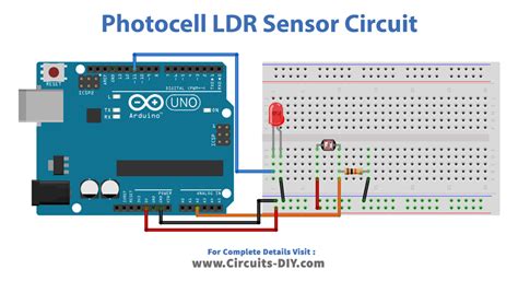Photocell LDR Sensor With Arduino