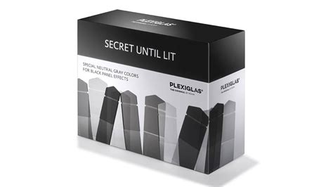 Black Panel Effect Gray Colored Plexiglas® Molding Compounds For Multi