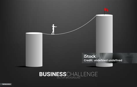 더 높은 막대 차트에 로프 산책 길을 걷는 사업가의 실루엣 성공에 대한 스톡 벡터 아트 및 기타 이미지 성공 개념 개념과 주제 Istock