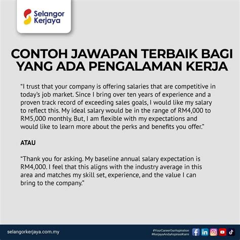 Cara Menjawab Expected Salary Dalam Permohonan Kerja