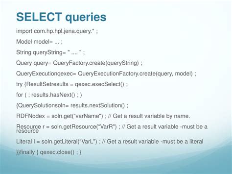 Ppt Arq A Sparql Processor For Jena Powerpoint Presentation Free