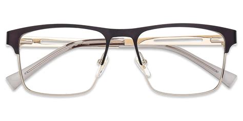 Mens Full Frame Metal Eyeglasses Au