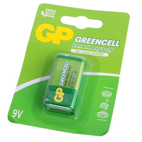 Батарейка "Крона" сольова 9V 1шт. GP Batteries GP1604GLF-2UE1 6F22 ...